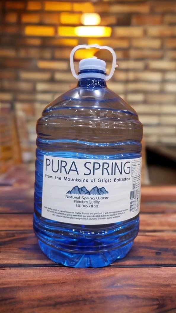 Spring Water | Organic Glacier Sparkling Water | Pura Spring