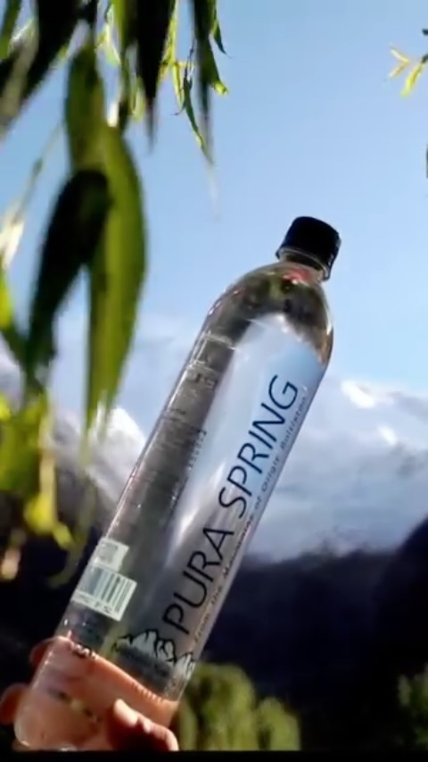 Spring Water | Organic Glacier Sparkling Water | Pura Spring